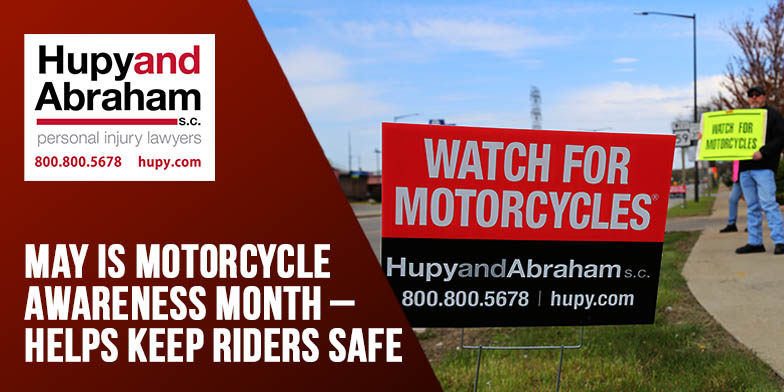 May is Motorcycle Awareness Month – Helps Keep Riders Safe