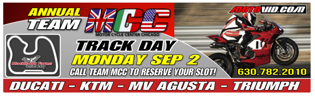 TEAM MCC – DUCATI – KTM – MV AUGUSTA – TRIUMPH